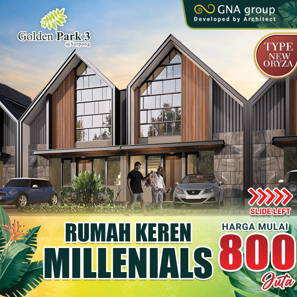 Golden Park 3 Serpong Tipe Luna | SAVA Properti